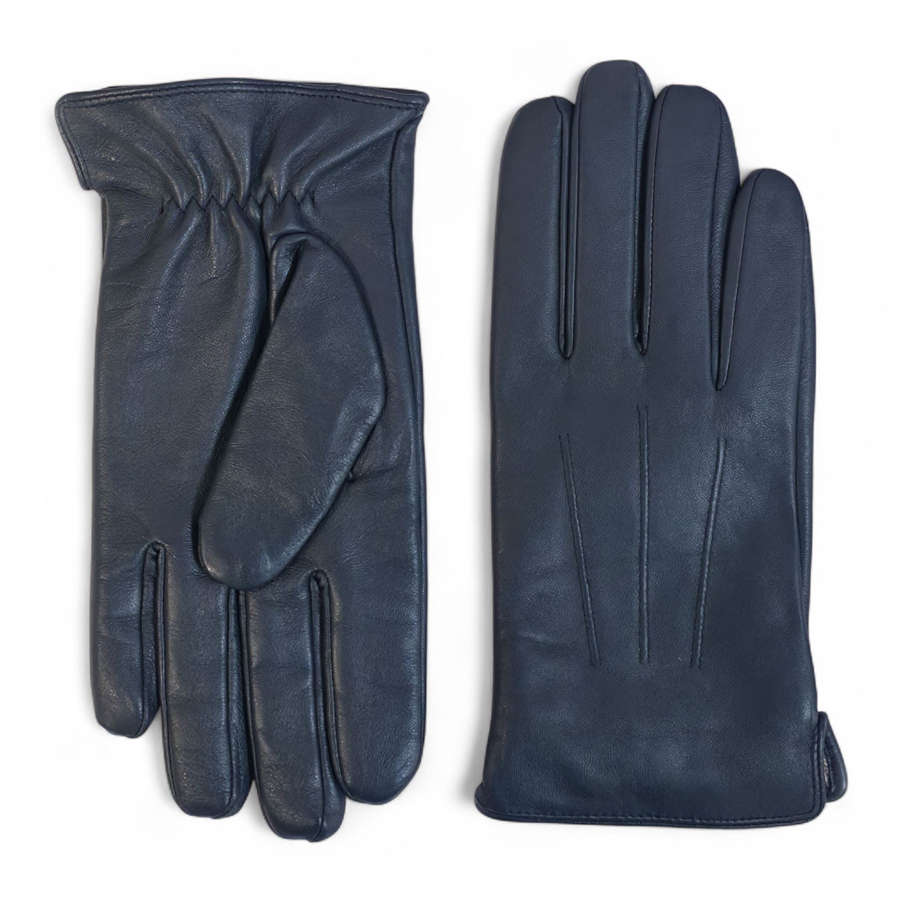 Men’s Italian Leather Warm Wool Lining Winter Gloves - M-LGV-305 ...