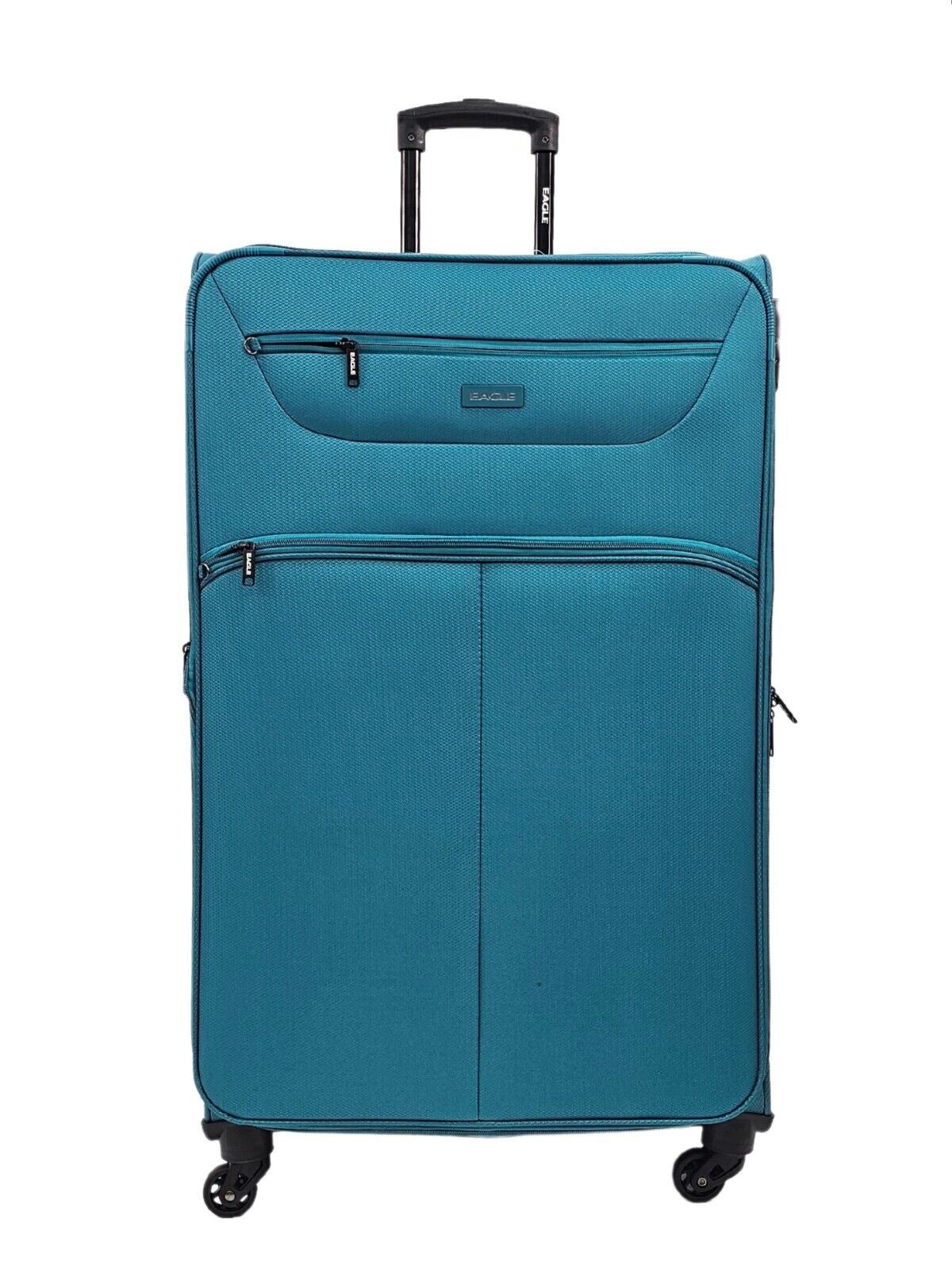 Baileyton Extra Large Soft Shell Suitcase in Teal – Upperclass Fashions